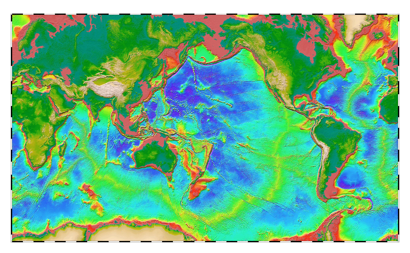 Global Topography Bathymetry World Wall Map W Country Labels And Images Global Topography Bathymetry World Wall Map W Country Labels And Images